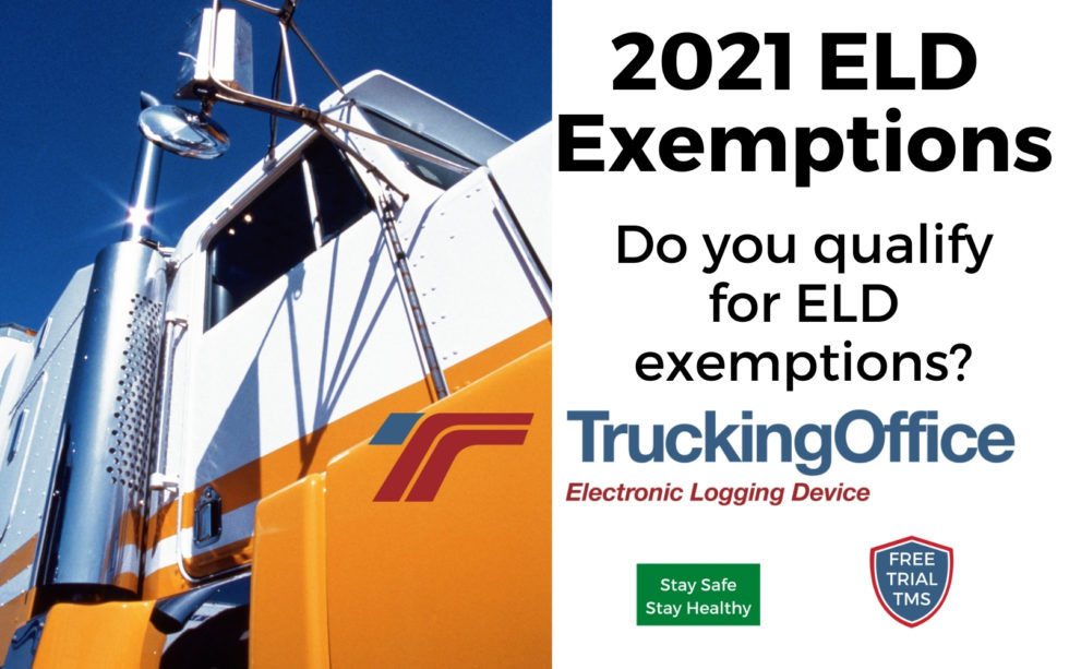 2021 ELD Exemptions | Blog | Trucking Office | Trucking Solutions